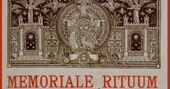 The Saint Bede Studio Blog: The Memoriale Rituum