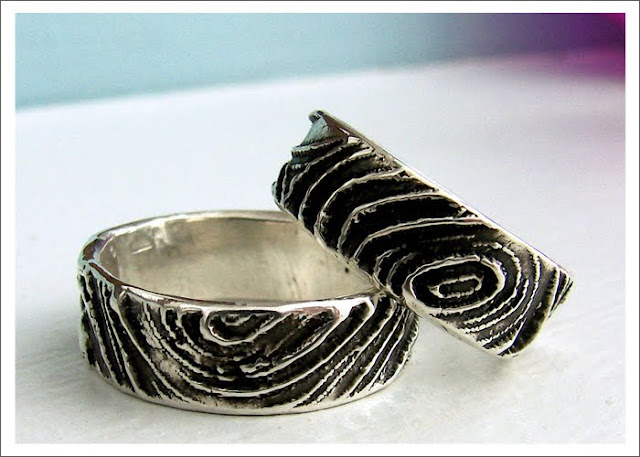 Simply Inspired By....: Great Finds: Beautiful Rustic Wedding Rings