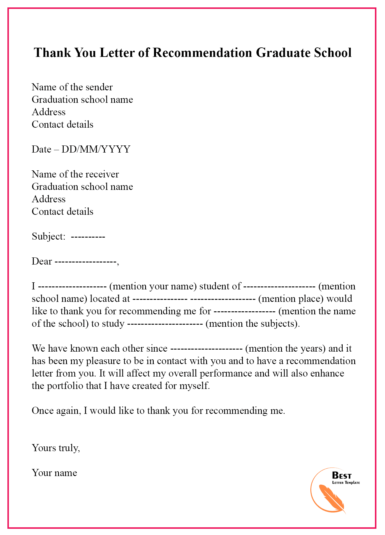 Thank You Note For A Letter Of Recommendation Medical Resume thank-you-note-for-a-letter-of-recommendation-medical-resume