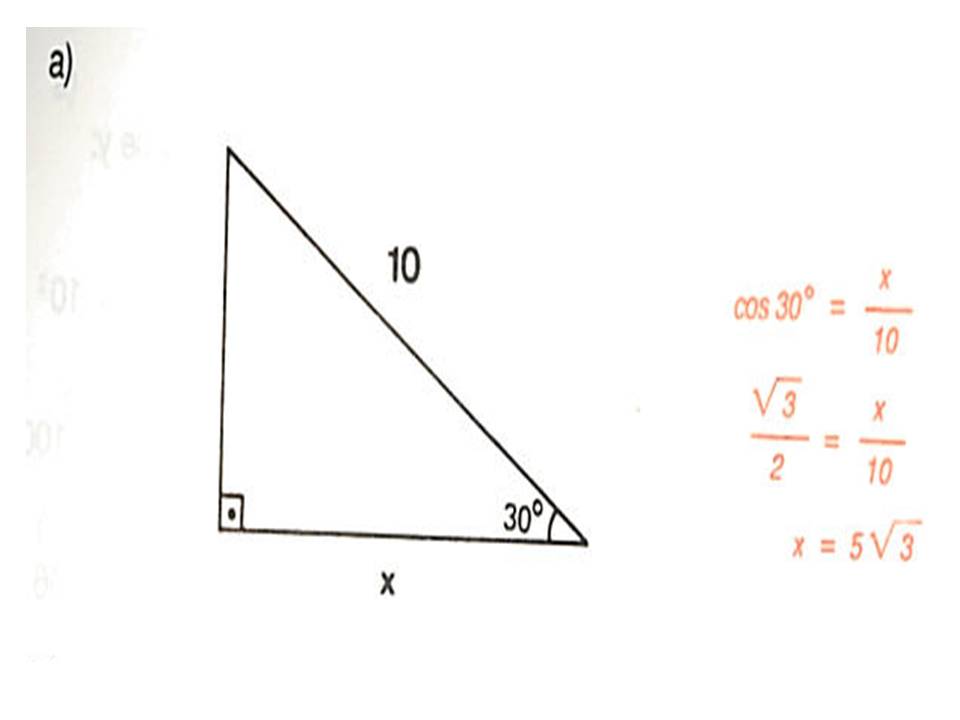 Determine O Valor De X Em Cada Um Dos Triângulos Educa