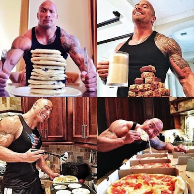 diet secret with Dwayne Johnson (( The Rock )) - Dwayne Johnson - The Rock