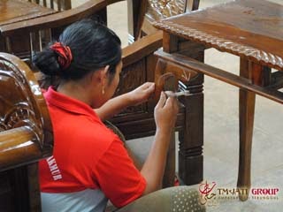 TM Jati Group - Machang: Proses pembuatan perabot jati TM Jati Group