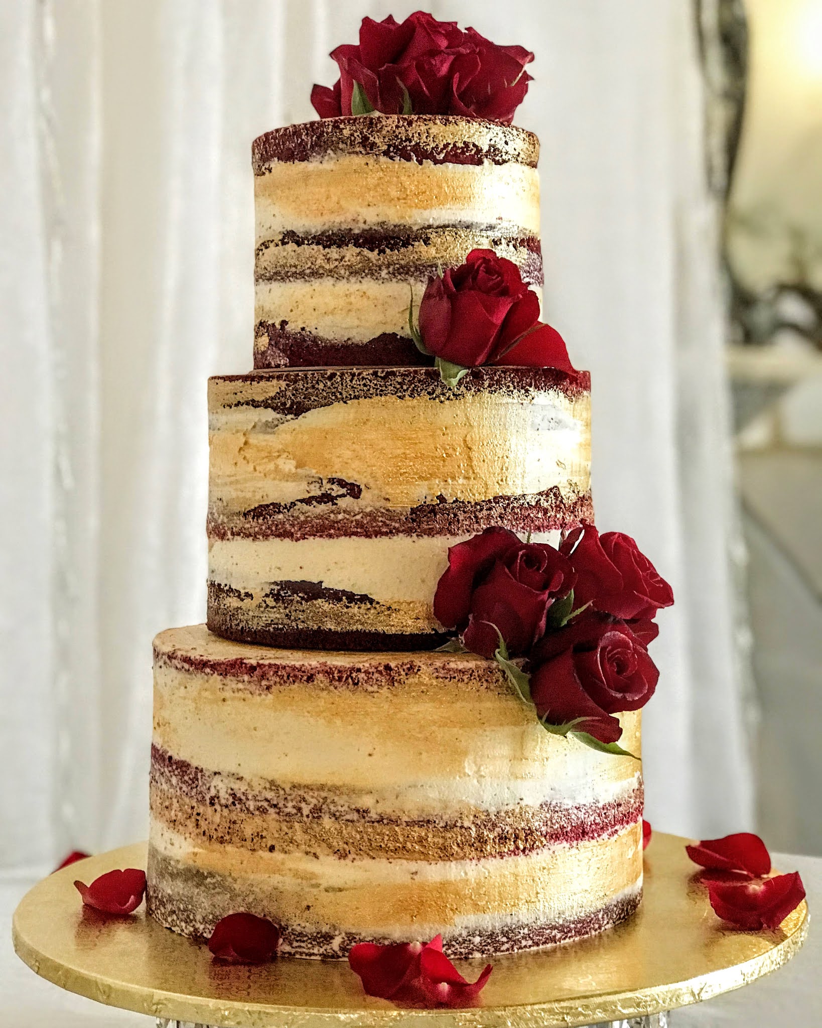 Red Velvet Wedding Cake