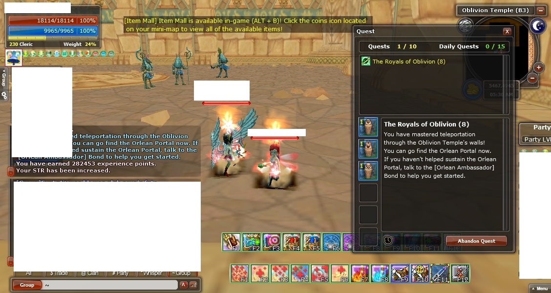 ROSE Online Guide's: The Pyramid of Fate (QUEST TABLET)