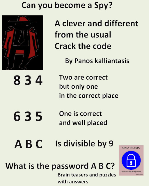 Crack the code is a series of puzzles to turn your mind.