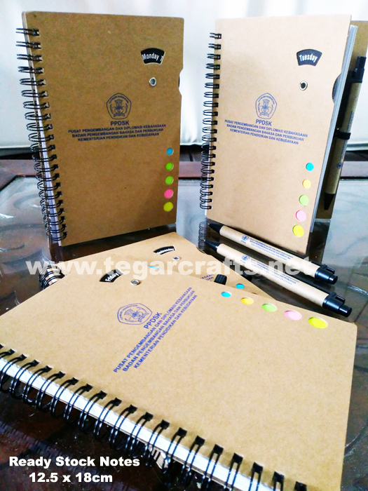 Jual Buku Notes Spiral Untuk Contoh Hadiah Seminar Kit Souvenir Pelatihan