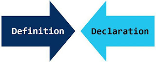 Declaration vs Definition in C