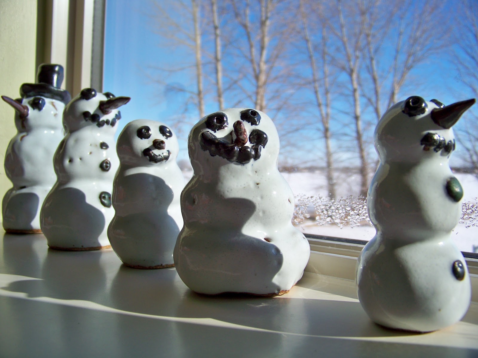 candice ashment art: Making Our CLAY SNOWMAN Family