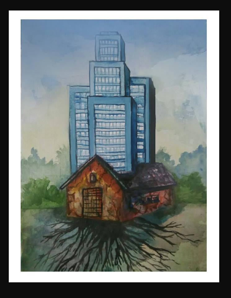 Trendy Baba Mafia: Watercolor Painting - Roots