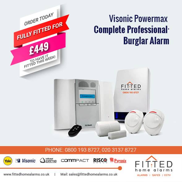 Fitted Home Alarms VisonicPowermaster : August 2017