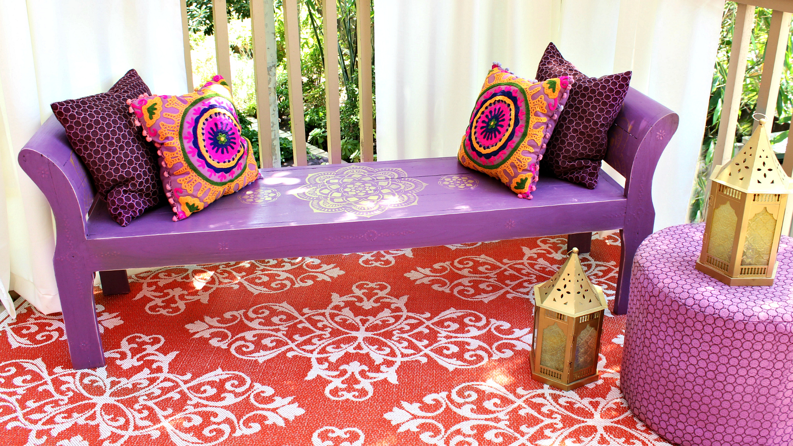 Mark Montano: Boho Bench Makeover
