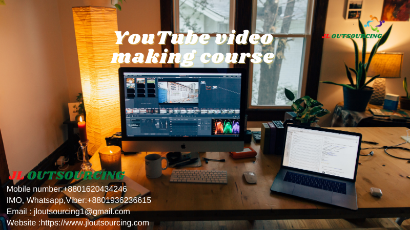 YouTube video making course