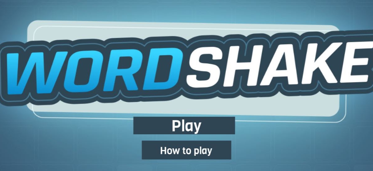 Meeting my students...: Game: Wordshake