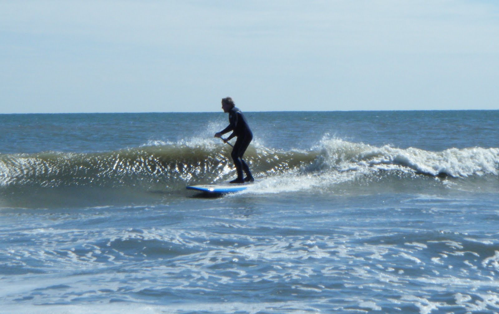 Atlantic Paddle Surfing: Fun clean 2 ft waves