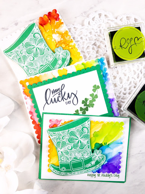 Tuesday Tutorial | Alcohol Ink Cards - Whimsy Inspirations Blog