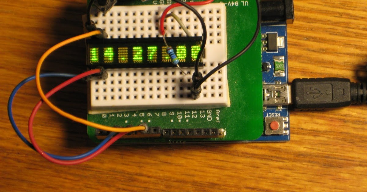 Wise time with Arduino: HDSP clock with SCD5583 display