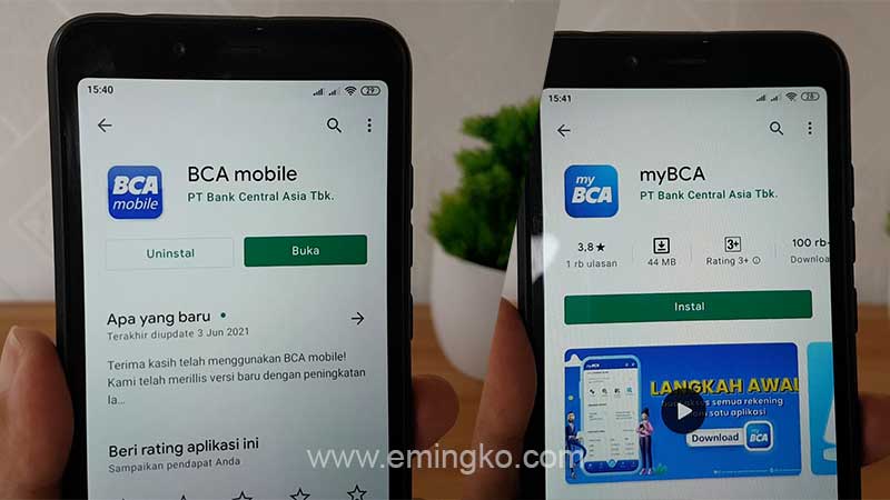 Ini Dia Beda BCA Mobile Dengan MyBCA - eMingko Blog