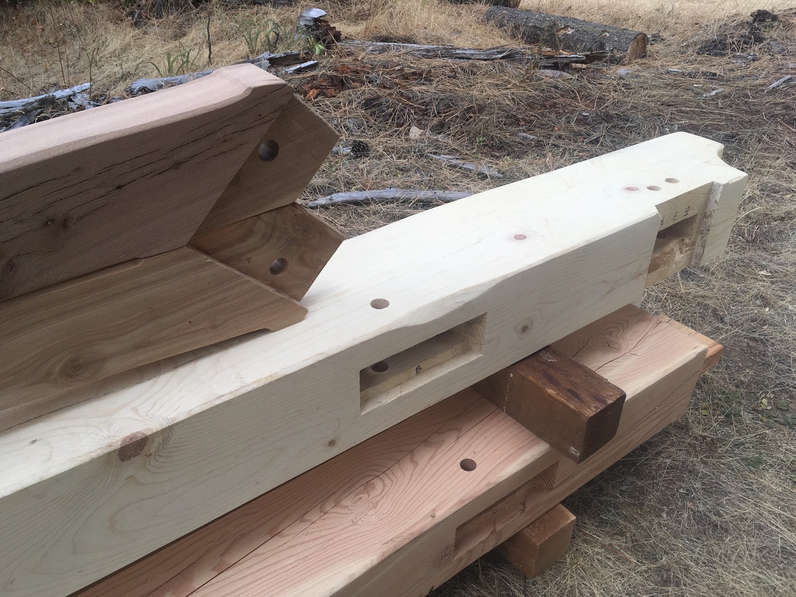 Timber Framing a North Idaho Cabin