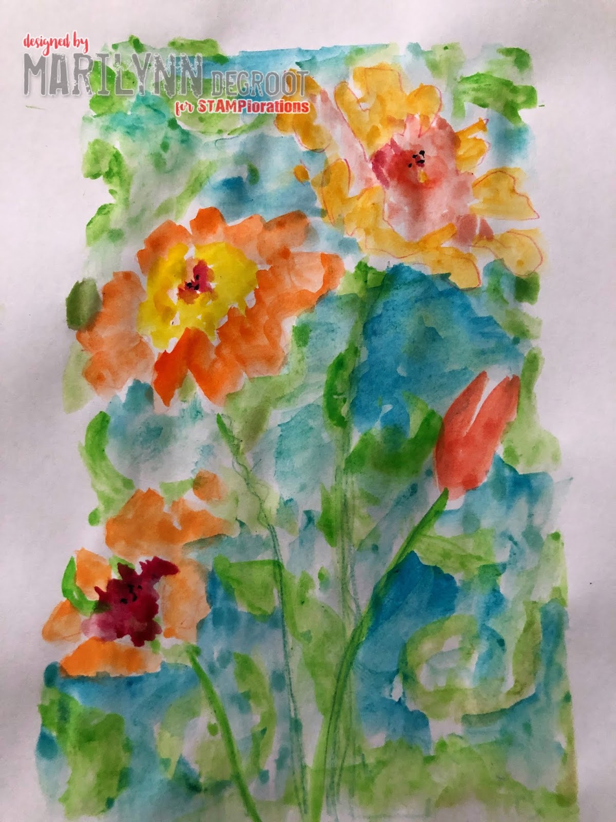 STAMPlorations™ Blog: {Mixed Media Tutorial} MariLynn Watercolors with ...