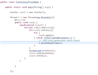 Printing Numbers in Sequence from alternating Threads in java ~ Program ...