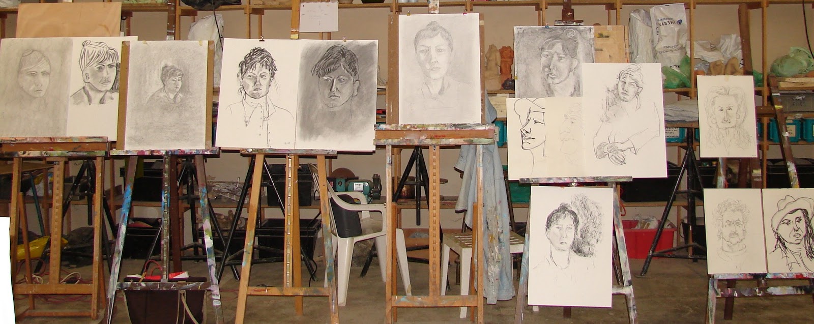 Hangar Art News: PORTRAIT DRAWING WORKSHOP on Friday mornings