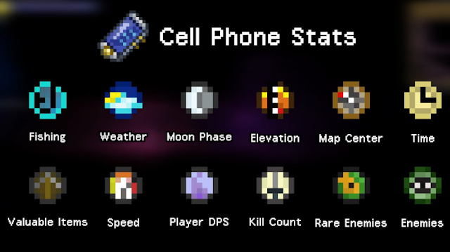 Terraria - Cell Phone Crafting Guide