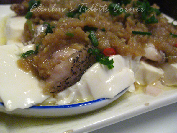 Elinluv's Tidbits Corner: Steamed Silken Tofu & Fish Fillets With ...