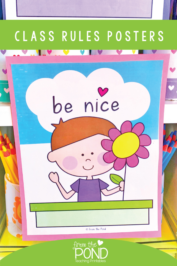 Class Rules Posters | From the Pond