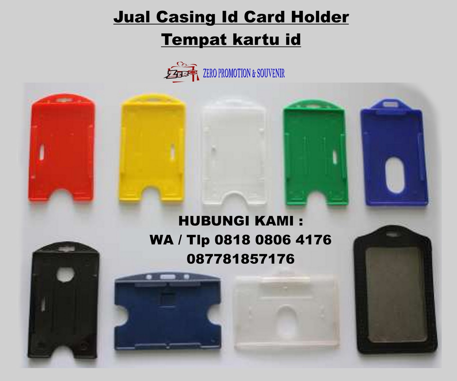 Casing id card karet - frame id card elastis rubber 1kartu | Barang ...
