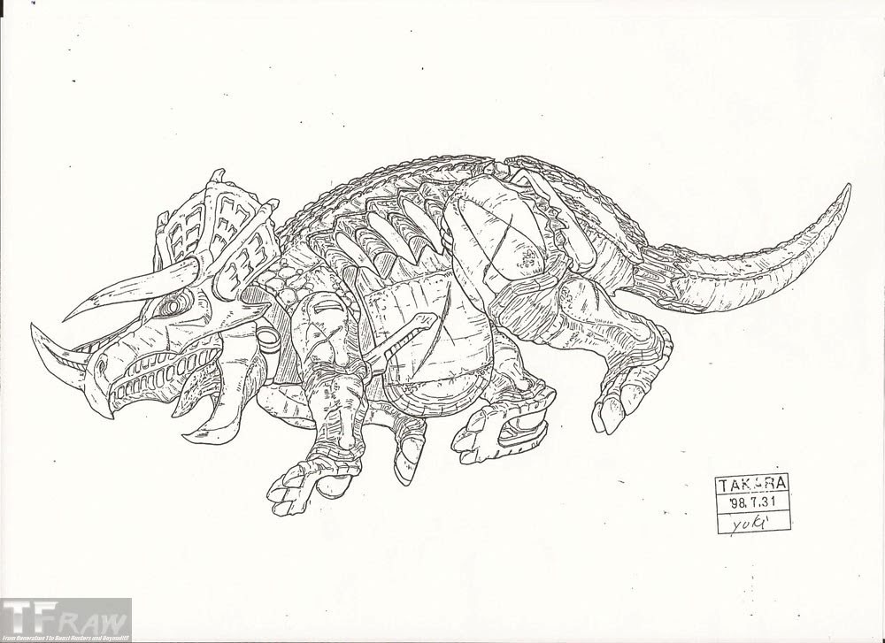 Beast Wars Neo Model Sheets