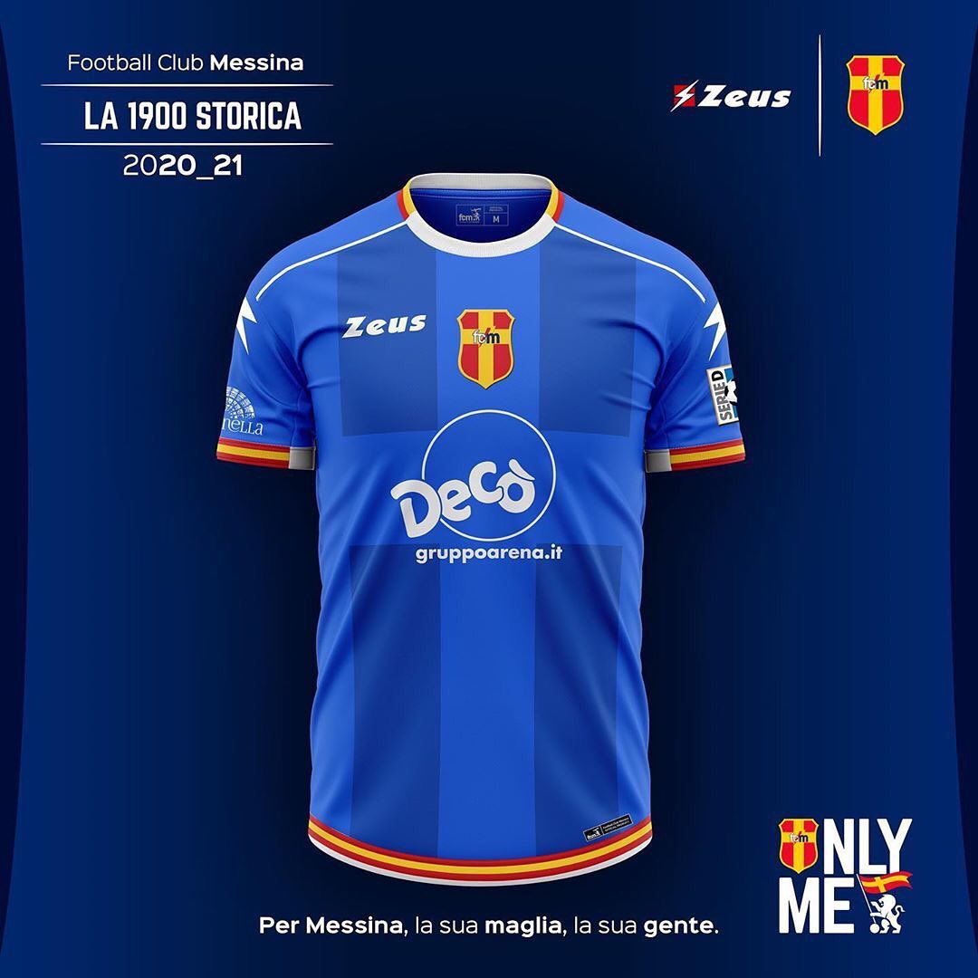 Zeus divulga as novas camisas do Messina - Show de Camisas