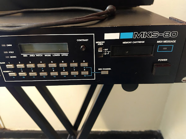 MATRIXSYNTH: Roland MKS-80 Super Jupiter with MPG-80 Programmer SNs ...