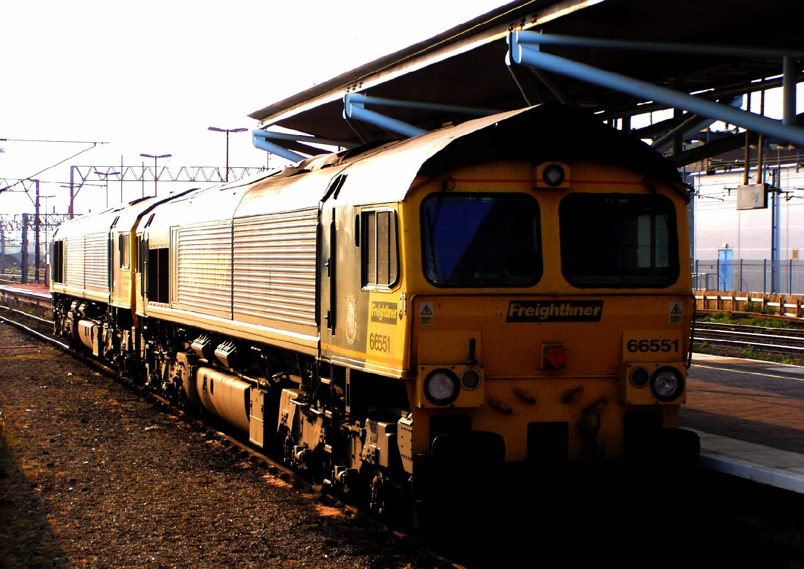 'Along These Tracks' Train Photos Site : Photo Sunset Shines On ...