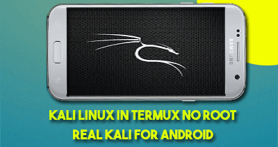 kali linux install in termux