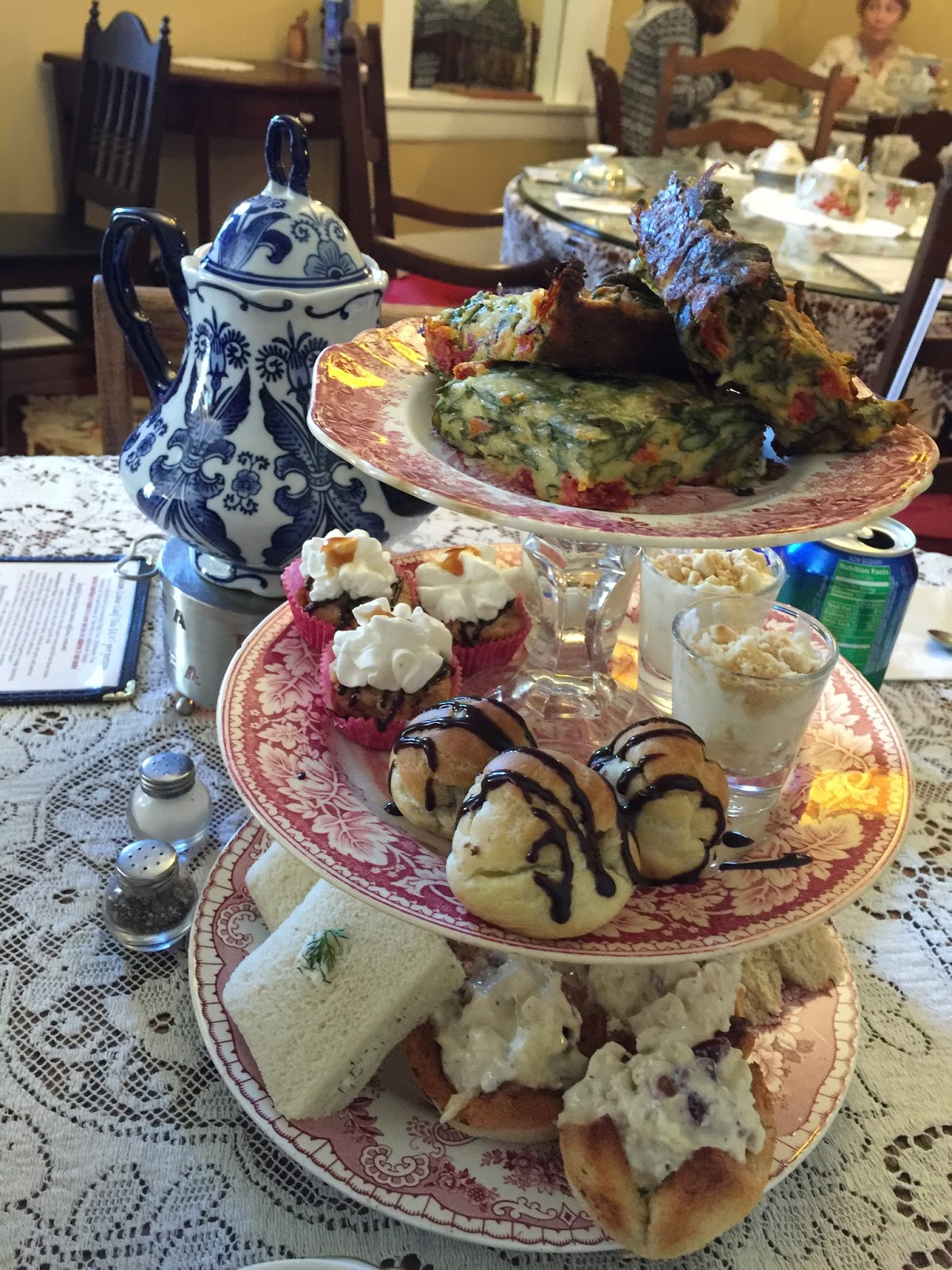 Having Afternoon Tea at the Tilted Teacup in Brooksville Florida