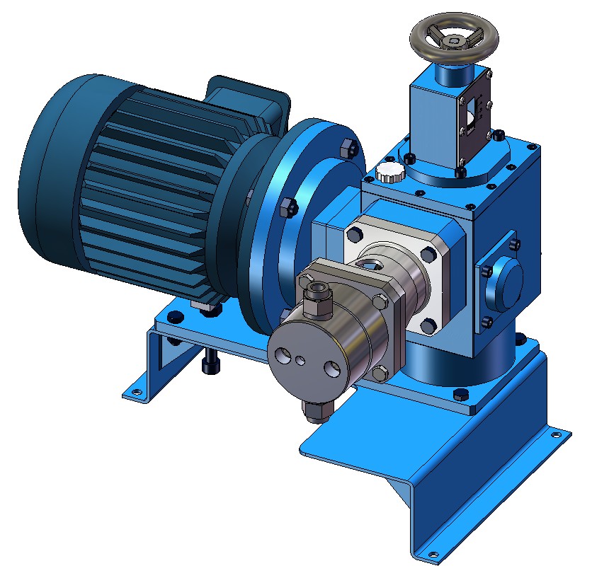 (주)포스엔텍: 플런저 타입 정량펌프 (plunger type metering pump)
