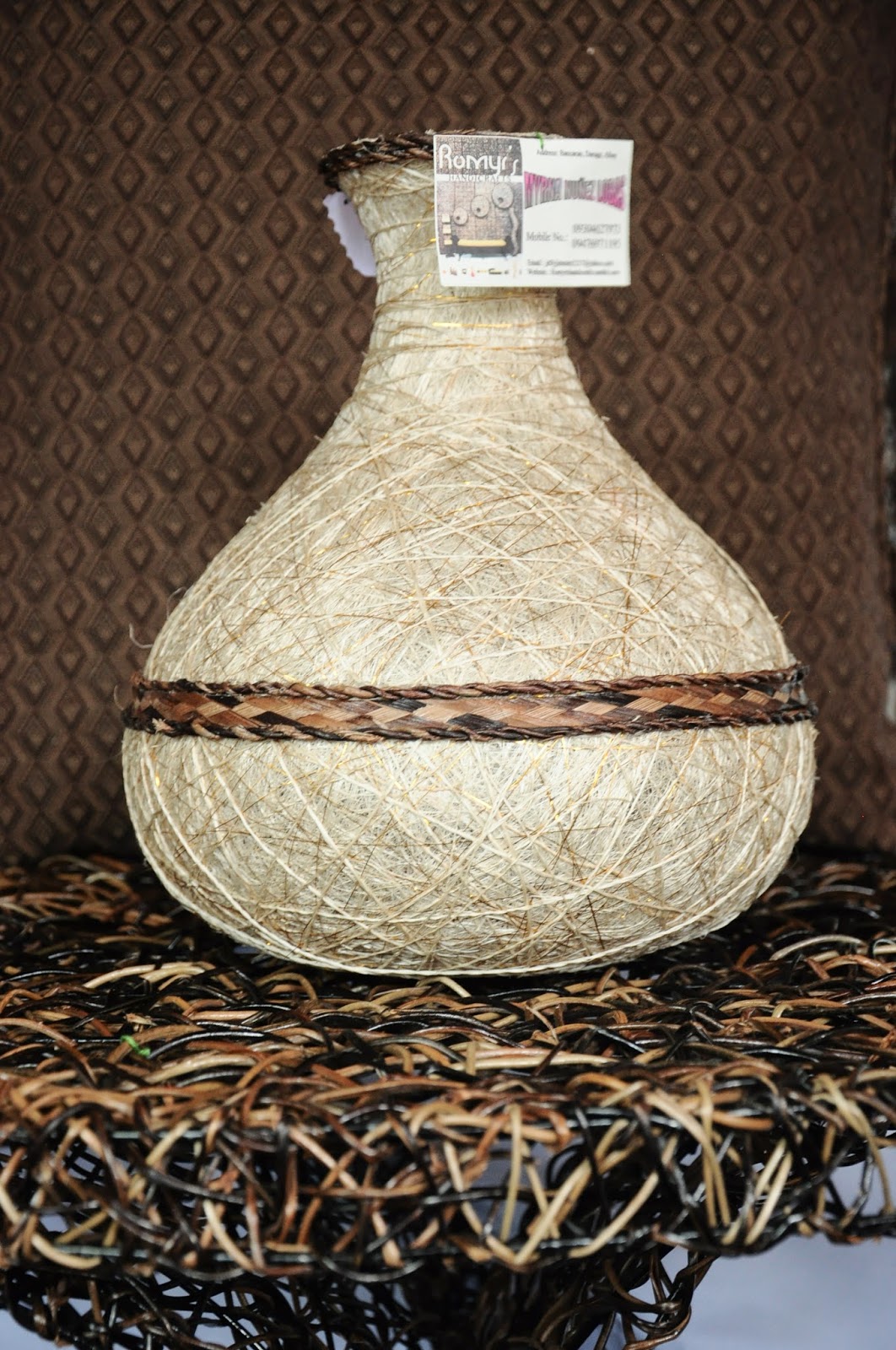 DTI CARP BIKOL Products: Nito Furniture, abaca lamps & Jars of Albay ...