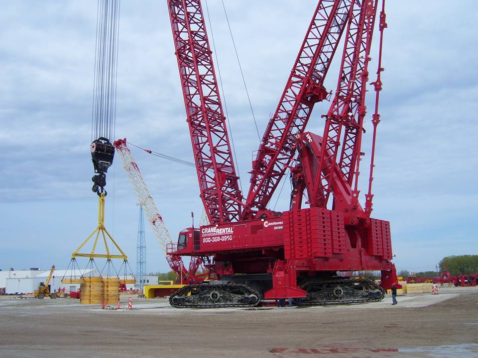 Industrial History: Crane load testing