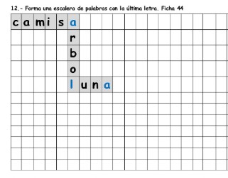 ESCALERA DE PALABRAS