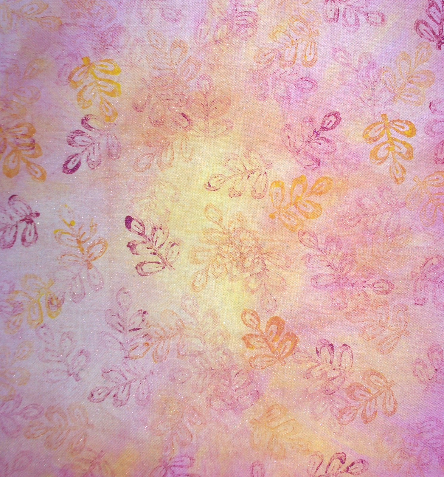 Quilted Escapes: Guess What we have been up to - Hand Painted Fabric!