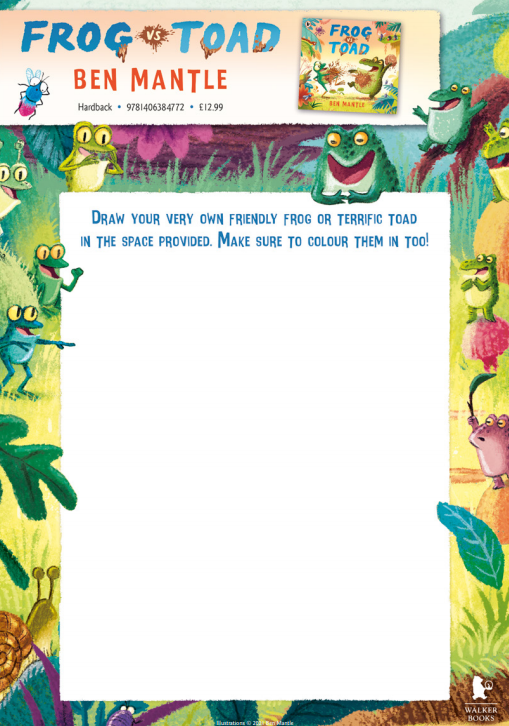 Picture Book Party: March Book of the Month: Frog vs Toad by Ben Mantle