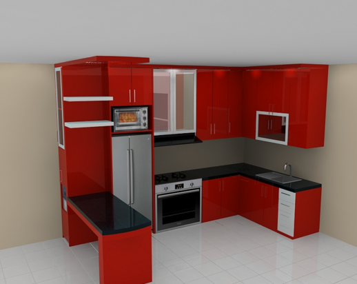 KITCHE SET MODEL MINIMALIS - Kitchen Set