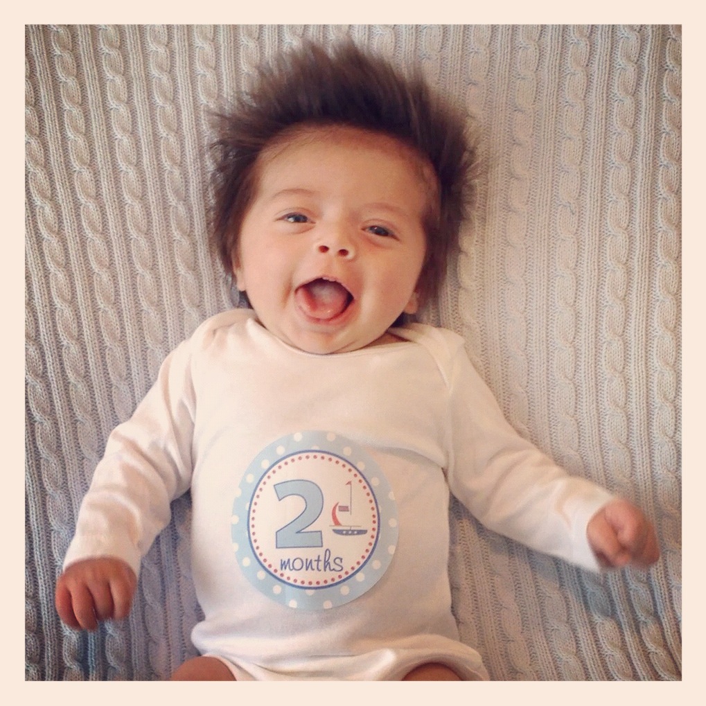 love&laughter: Two months, two loves and two pictures...