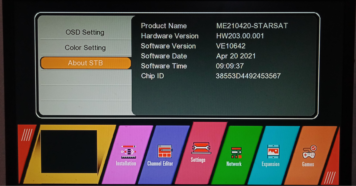 STARSAT GX6605S HW203 SERIES U38 MENU NEW SOFTWARE 20 APRIL 2021 - How ...