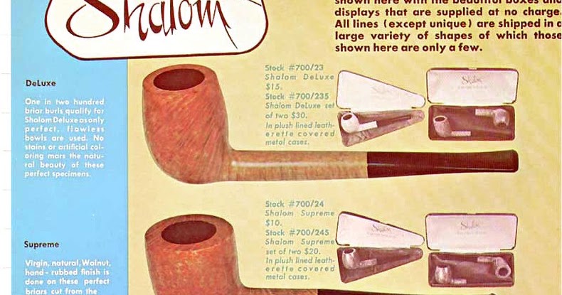 Курительные трубки.: Shalom Pipe Factory