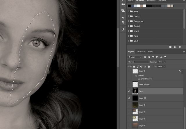 Photoshop tutorial - Bloemen portret