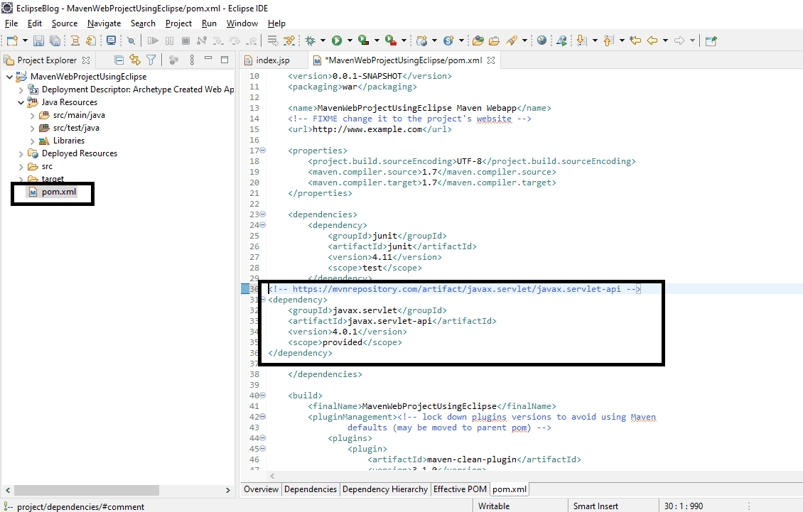 How to Create Maven Web Project in Eclipse in 2021