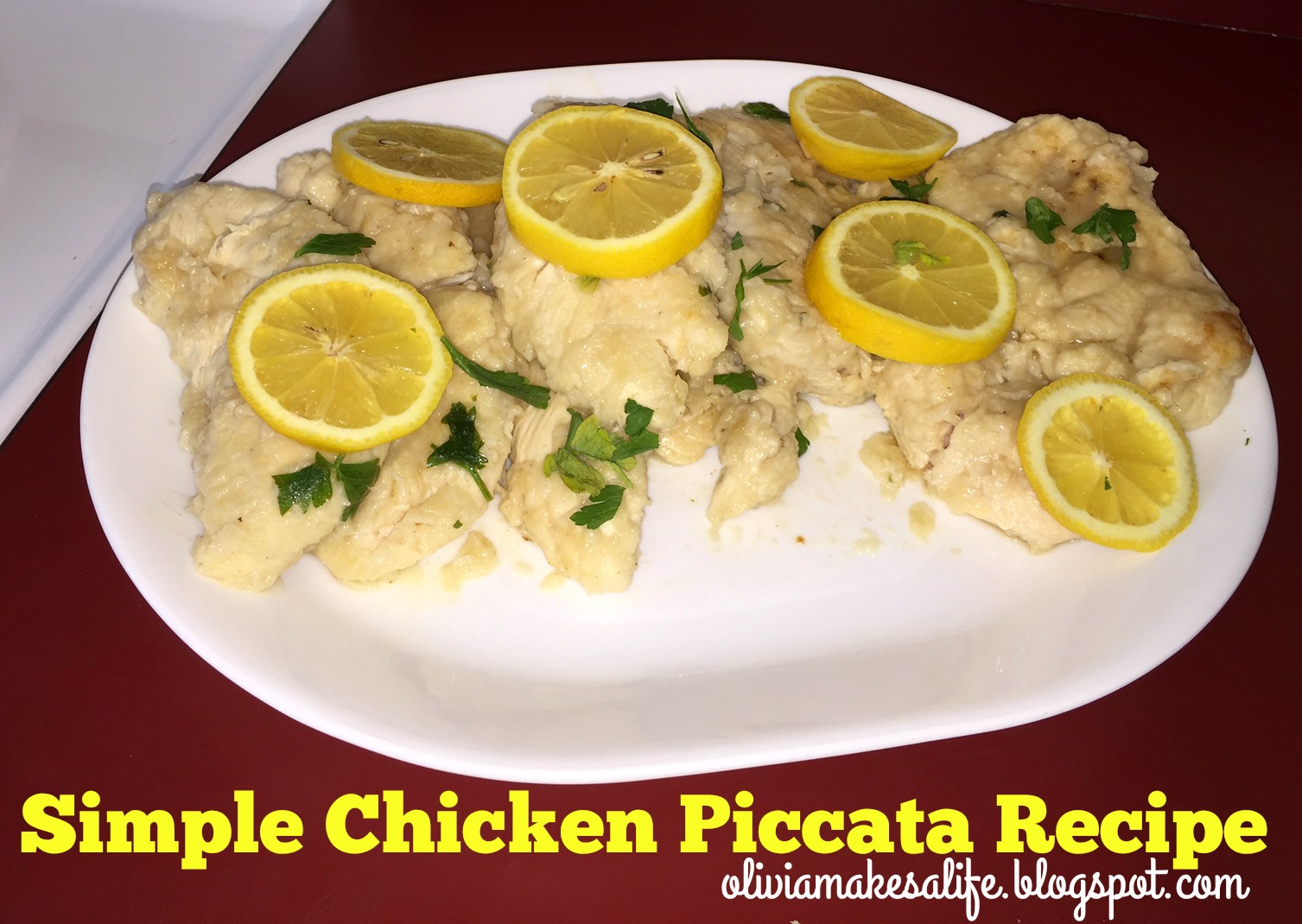 Olivia Makes A Life: Chicken Picca What?