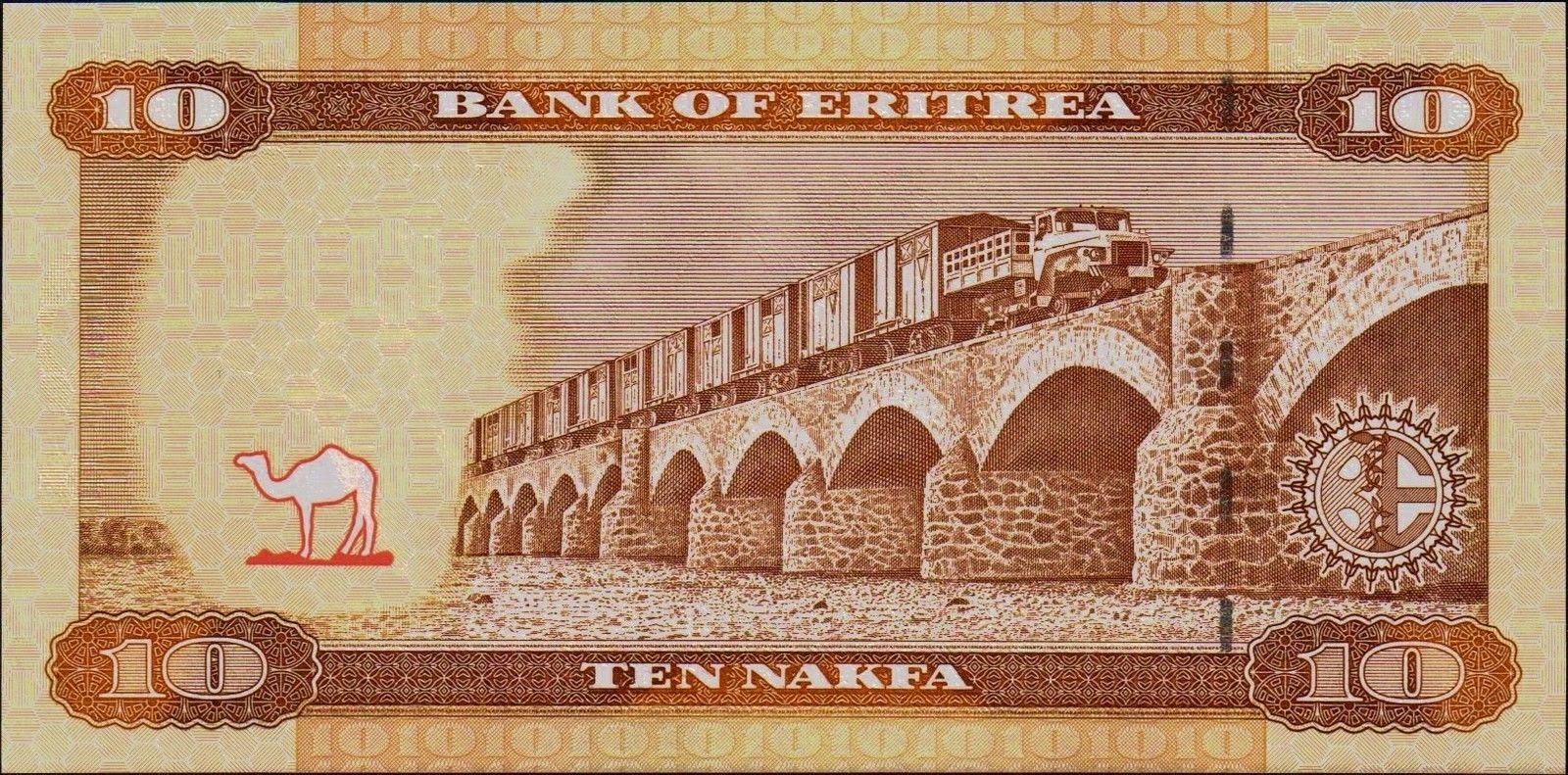 Eritrea 10 Nakfa Note 2012|World Banknotes & Coins Pictures | Old Money ...