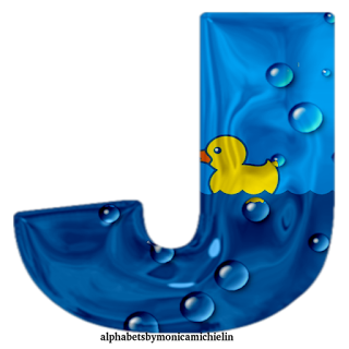 M. Michielin Alphabets: BLUE LUMPY FONT RUBBER DUCK ALPHABET AND ICONS PNG